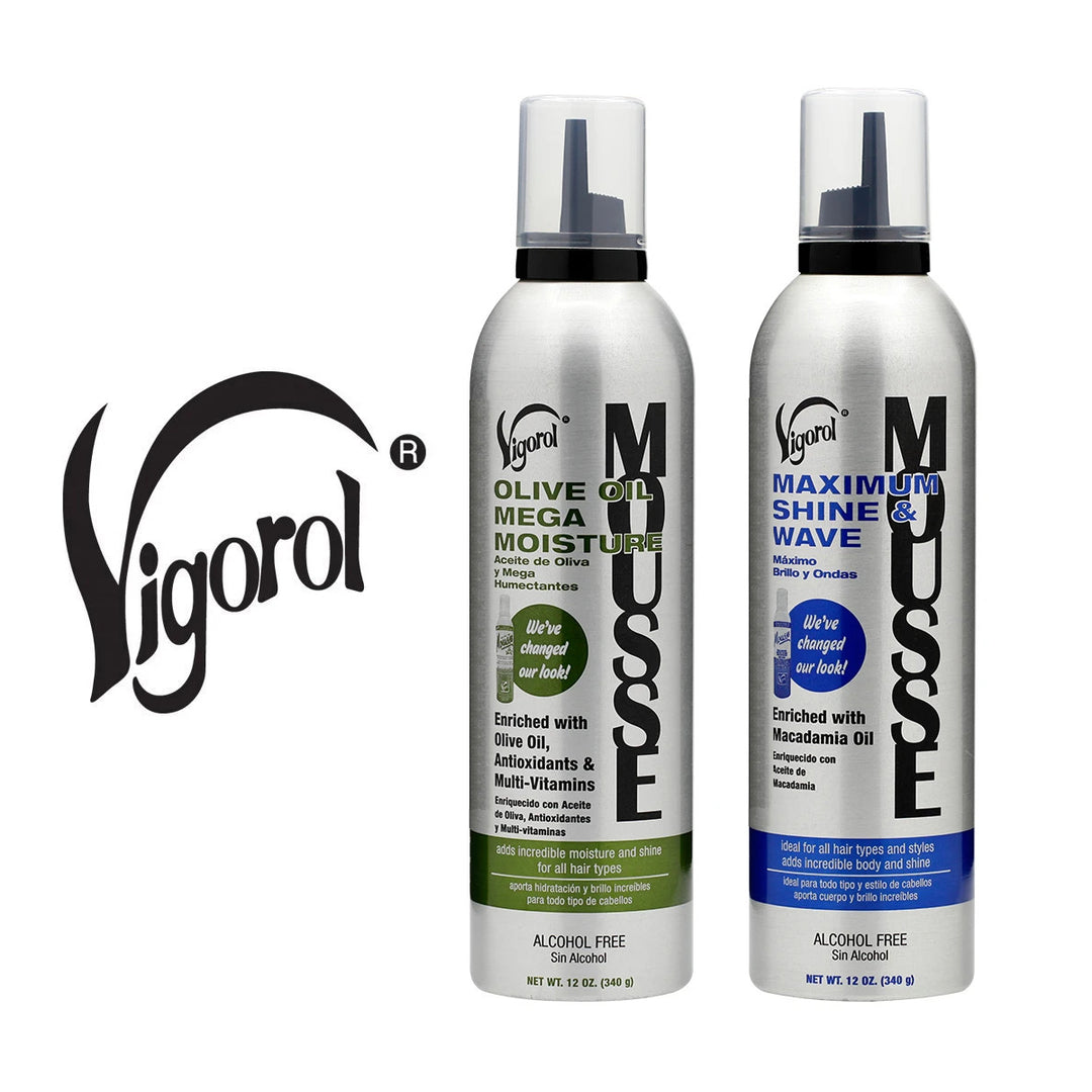 Vigorol Mega Moisture Mousse 12 OZ – Delivery Hair
